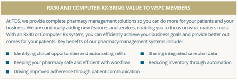 RX30 AND COMPUTER-RX VALUE TO WSPC MEMBERS - WSPC