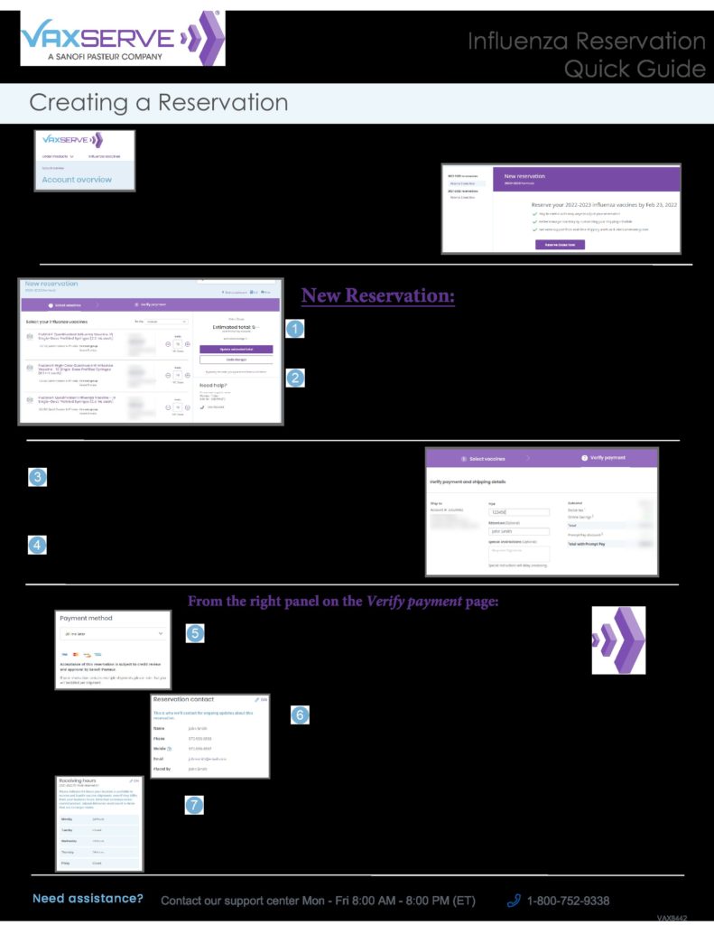 VaxServe Influenza Quick Guide - WSPC